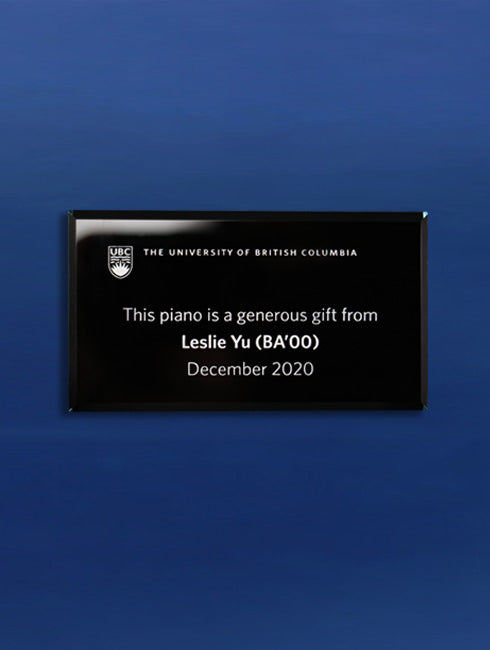 Black Glass Museum Plaque