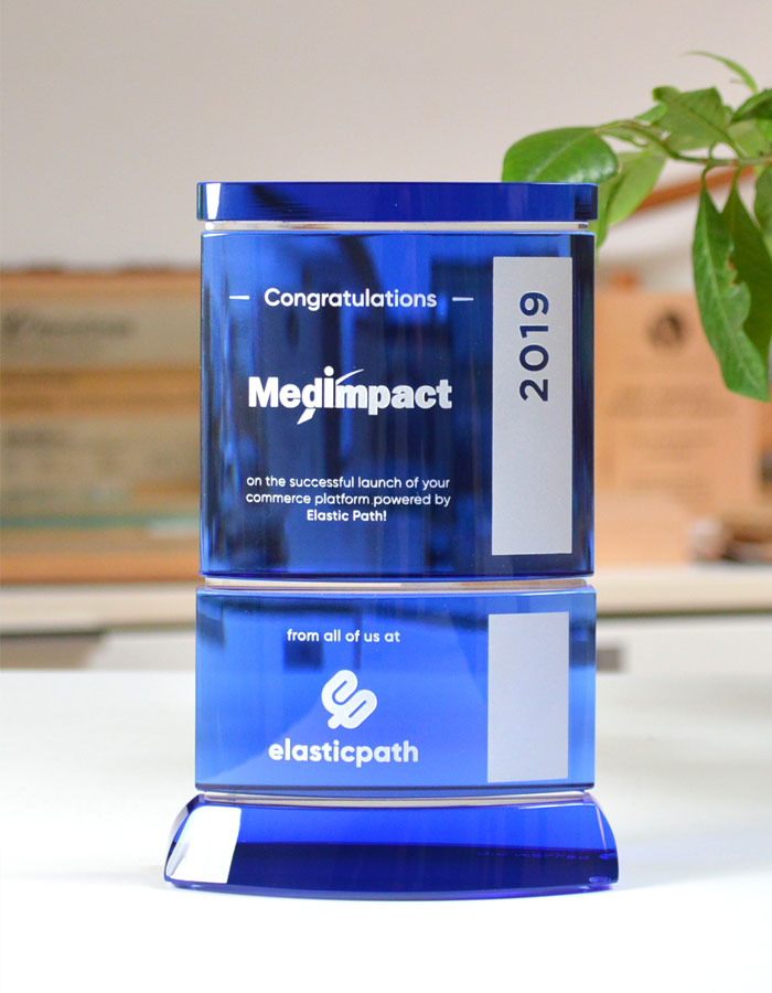 Crystal Reflection Financial Tombstone